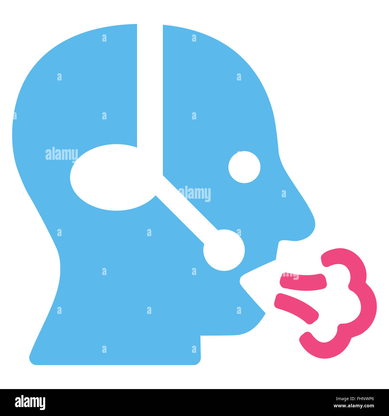 Operator Speech Icon Stock Photo - Alamy