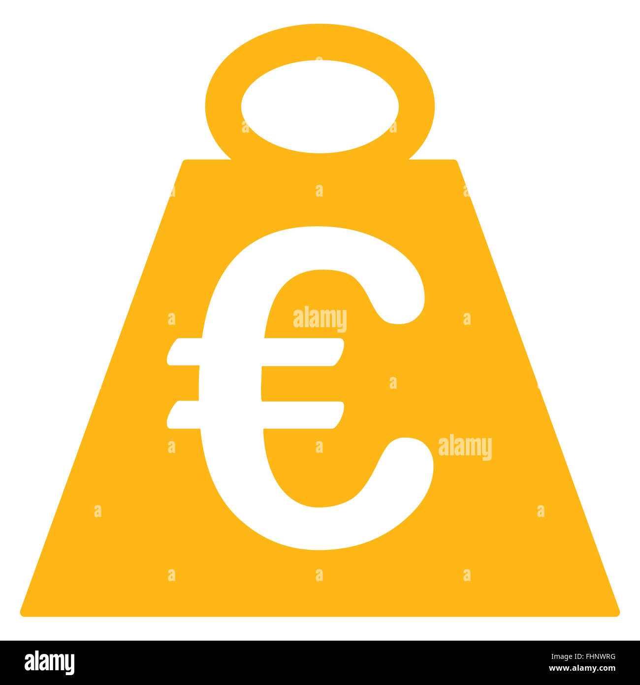 Euro Weight Standard Icon Stock Photo - Alamy