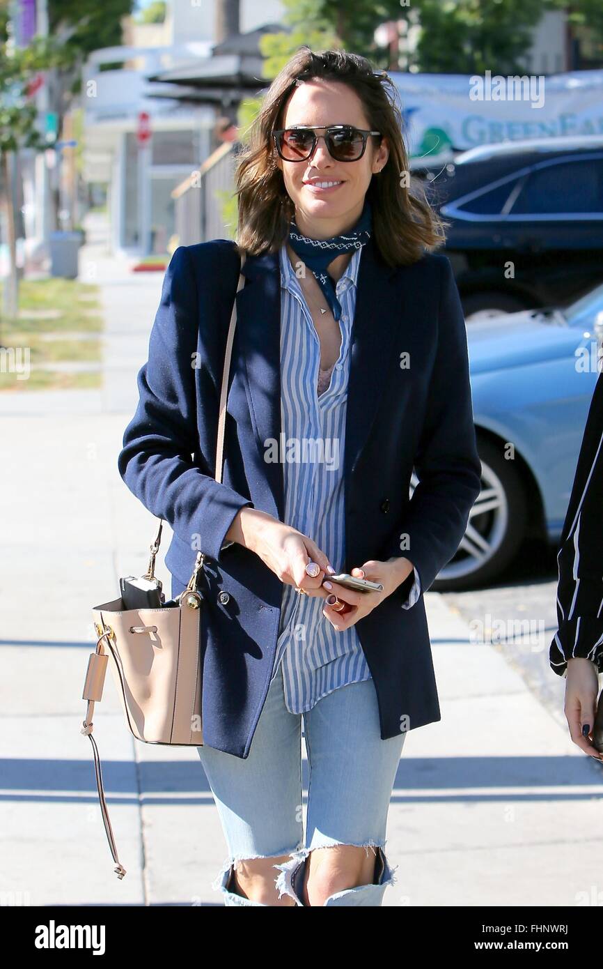 Louise Roe seen leaving Verve Cafe with a friend Featuring: Louise Roe ...