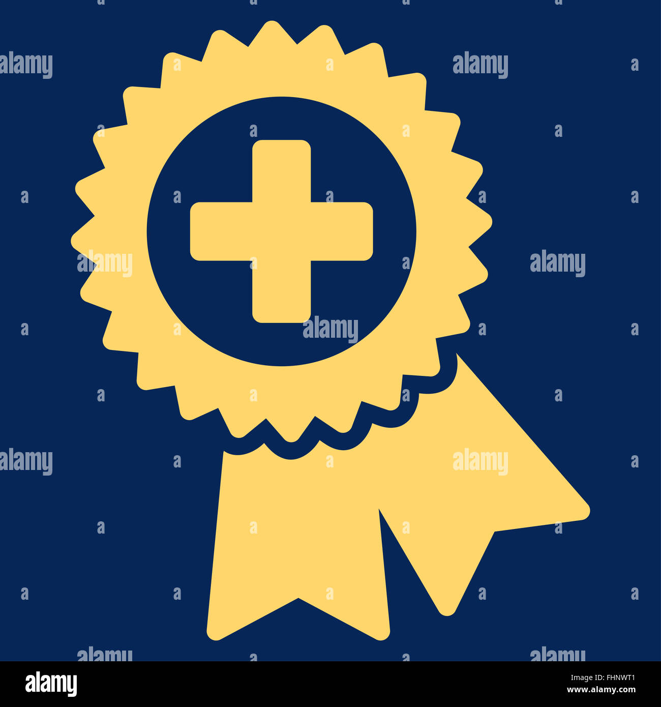 Medical Quality Seal Icon Stock Photo - Alamy
