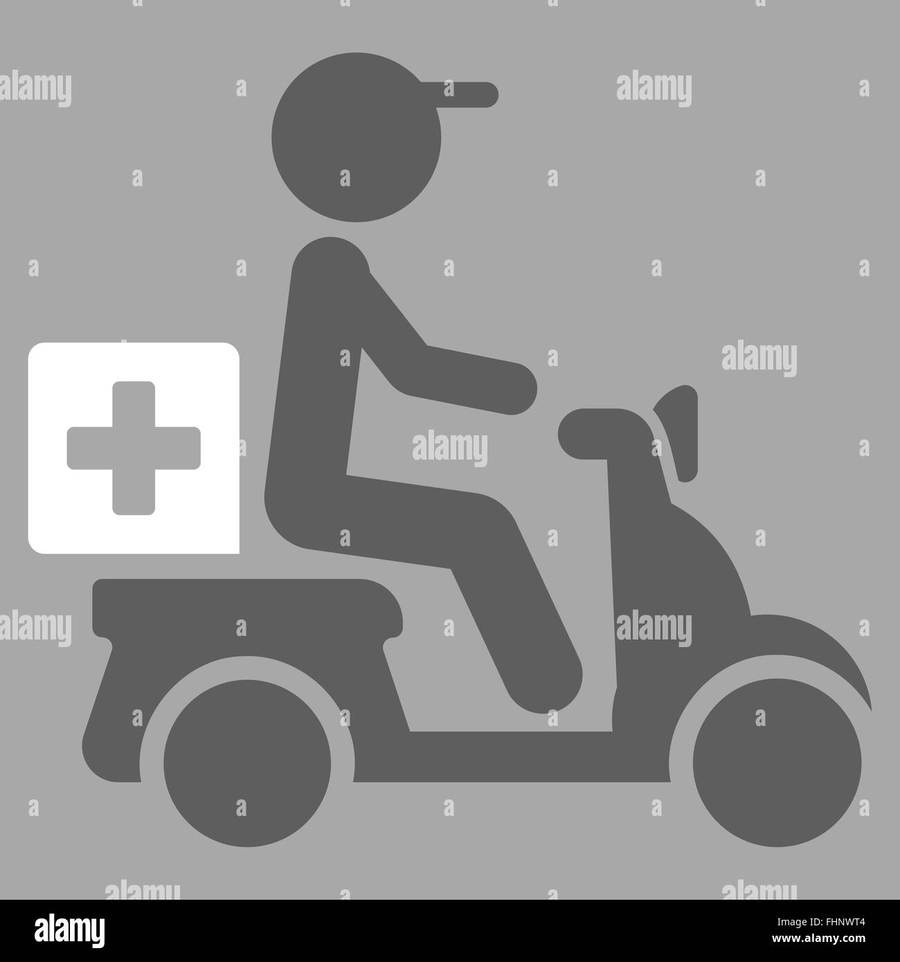 Medical emergency bike Black and White Stock Photos & Images - Alamy