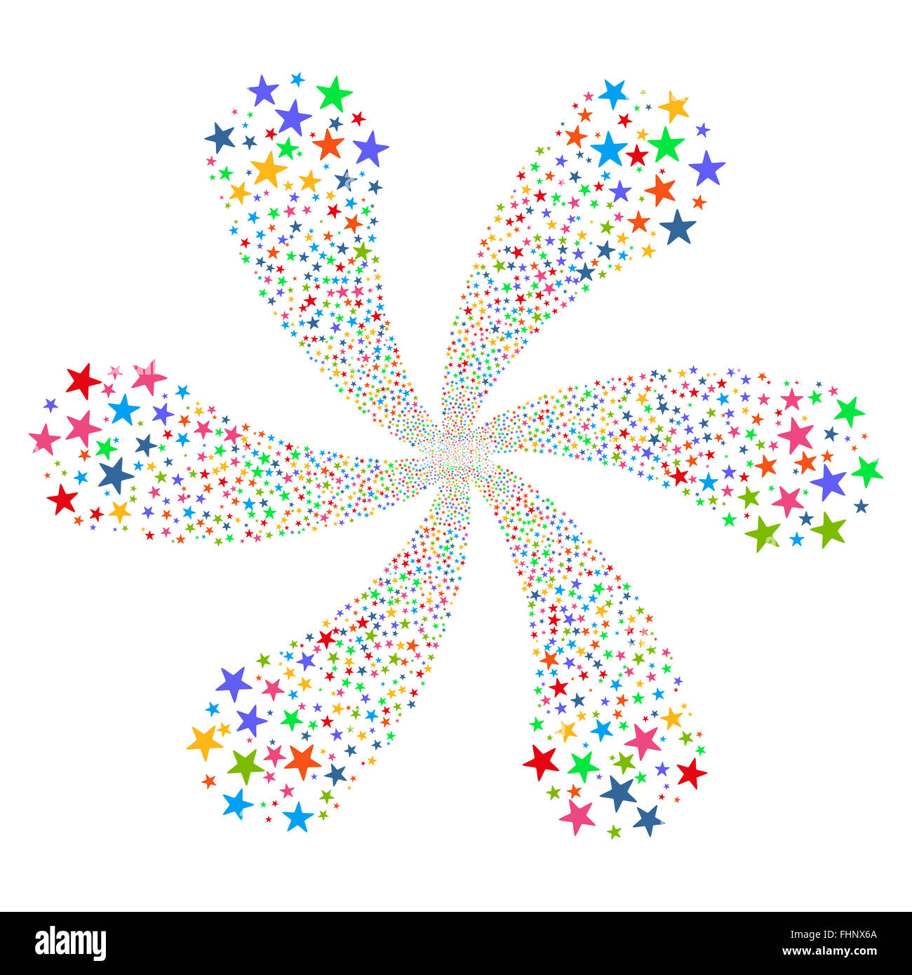 Fireworks Star Flower Stock Photo - Alamy