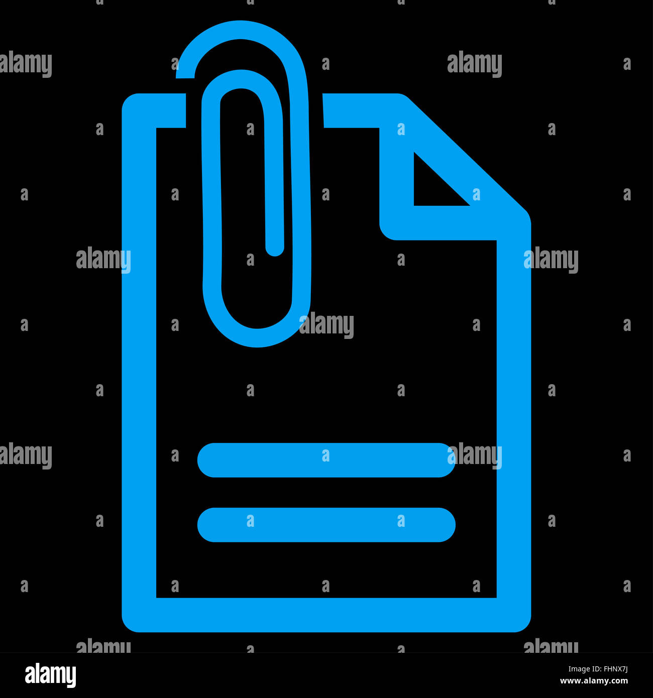 Attach Document Icon Stock Photo - Alamy