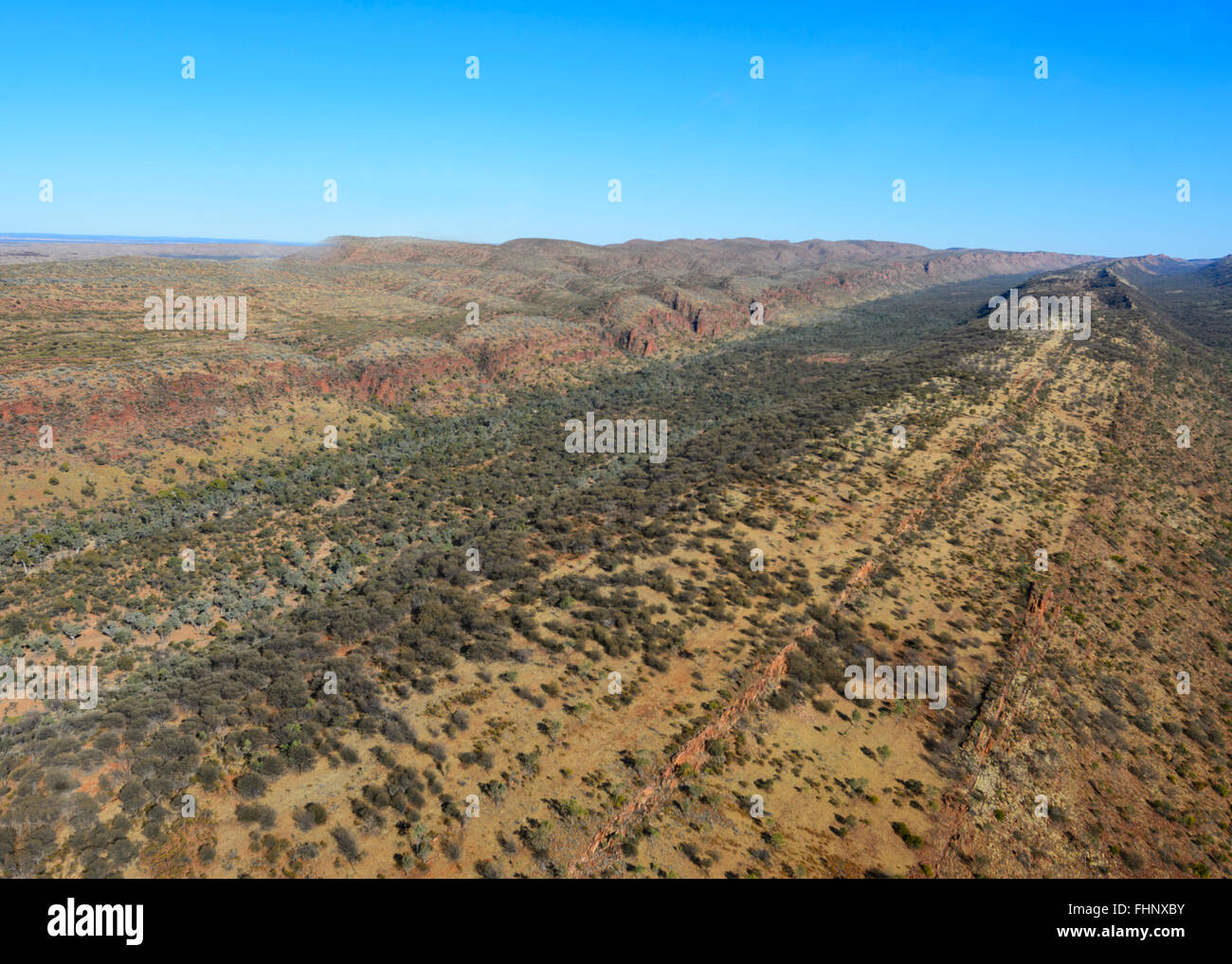 Aerial View of the West MacDonnell Ranges, Northern Territory, NT ...