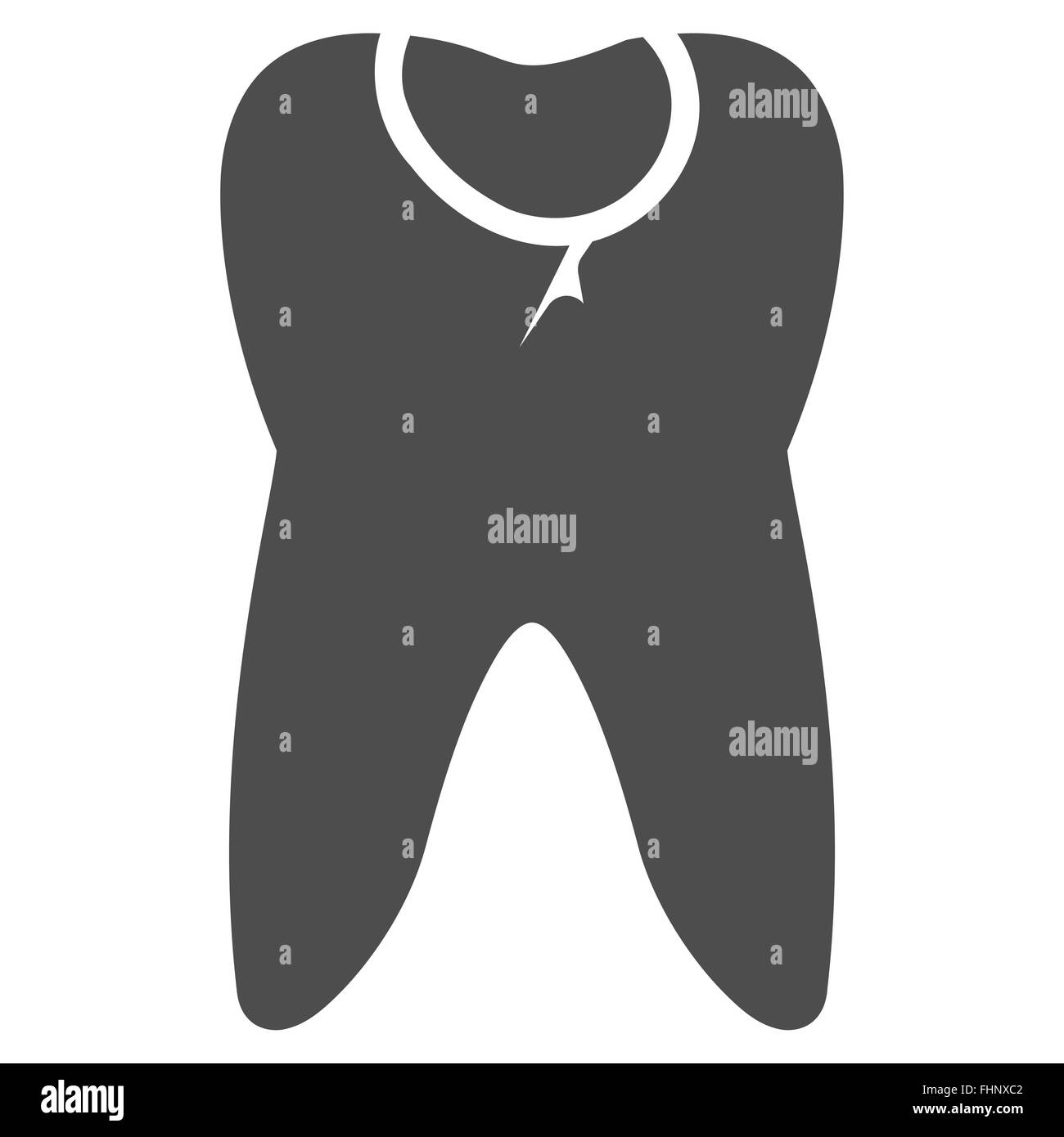 Tooth Caries Icon Stock Photo - Alamy