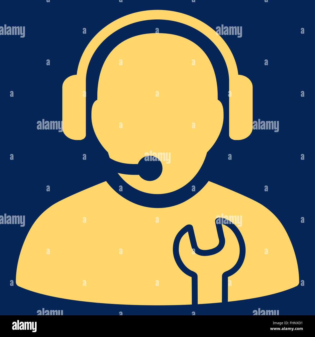 Service Operator Icon Stock Photo - Alamy