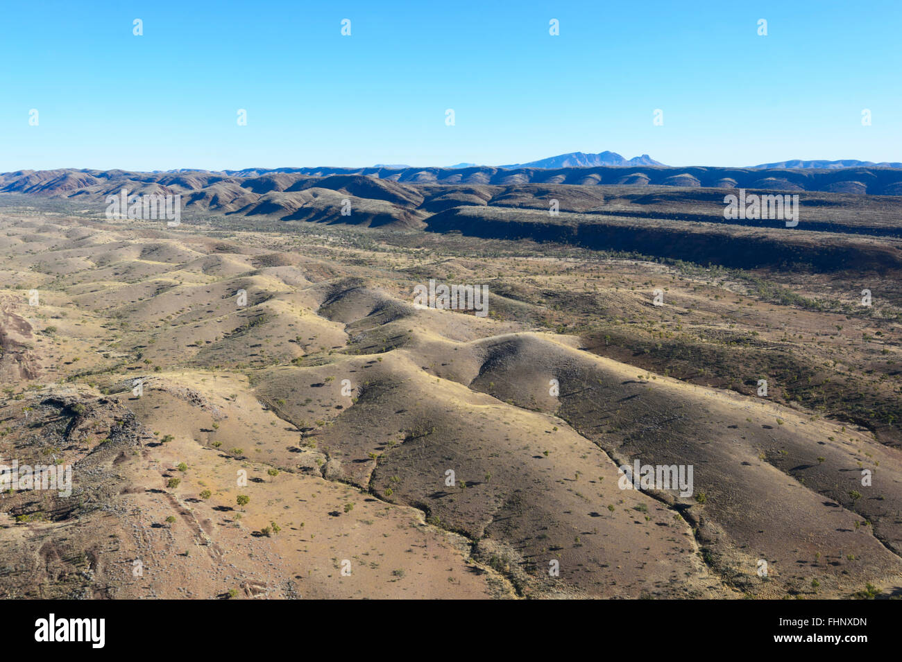 Aerial View of the West MacDonnell Ranges, Northern Territory, NT ...