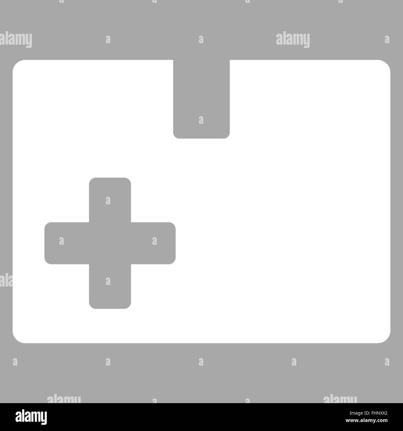 Medical Box Icon Stock Photo - Alamy