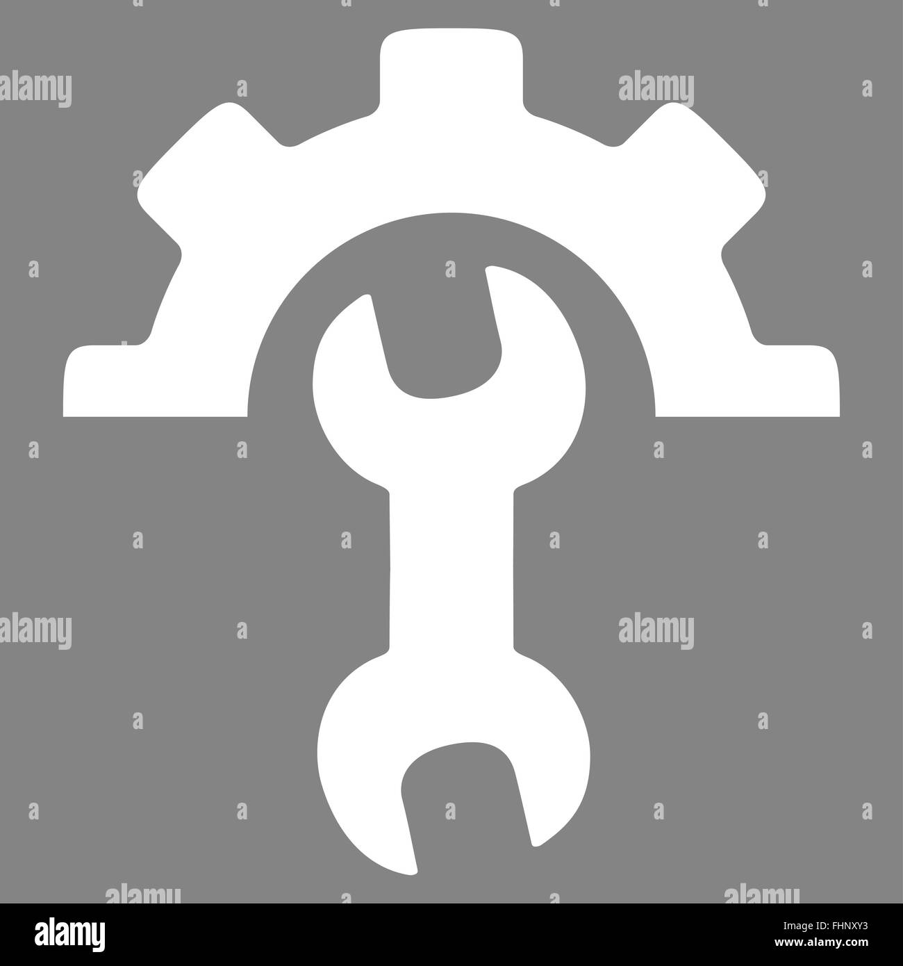 Service Tools Icon Stock Photo - Alamy