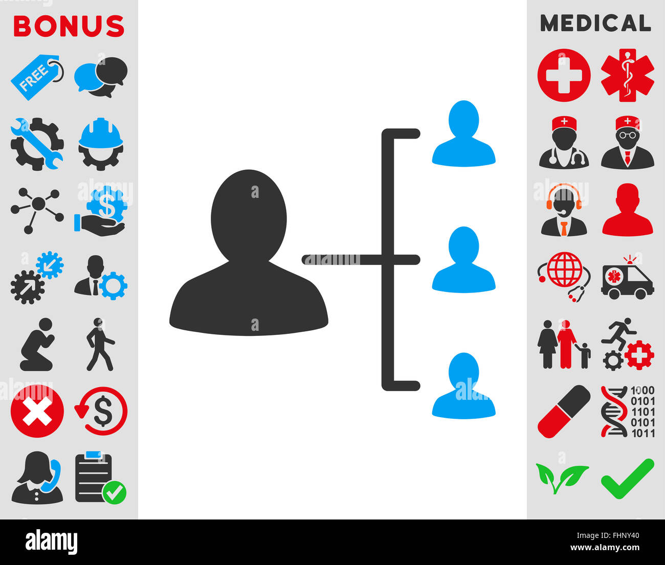 Patient Relations Icon Stock Photo - Alamy