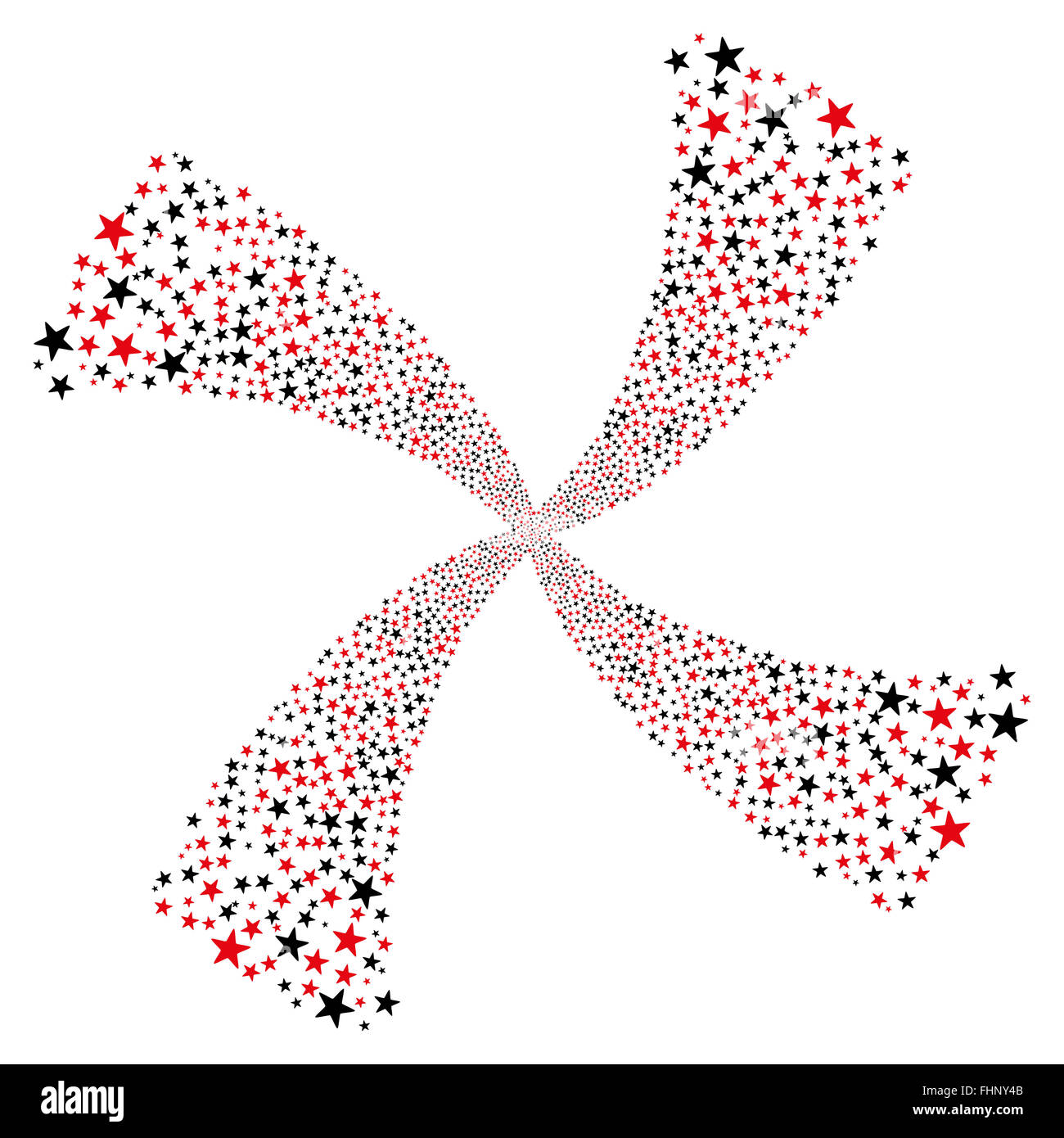 Salute Star Swirl Stock Photo - Alamy