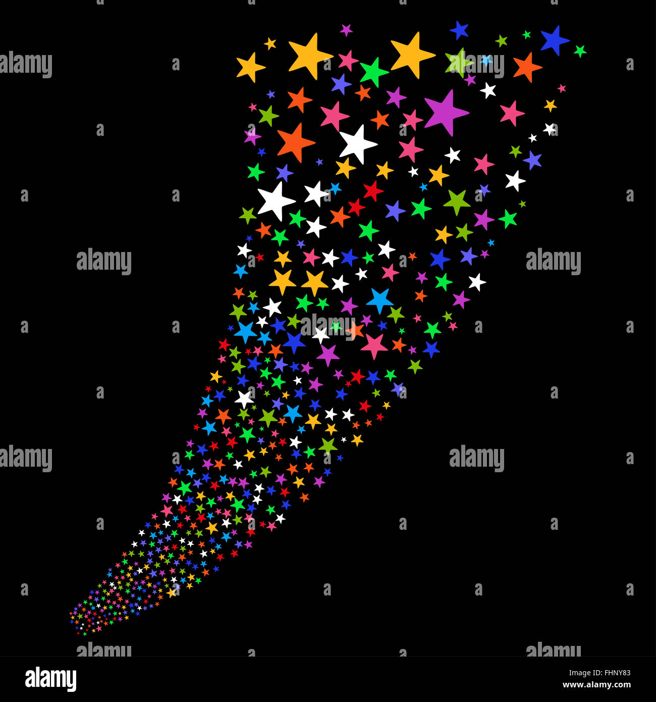 Pyrotechnic Star Fireworks Stream Stock Photo - Alamy