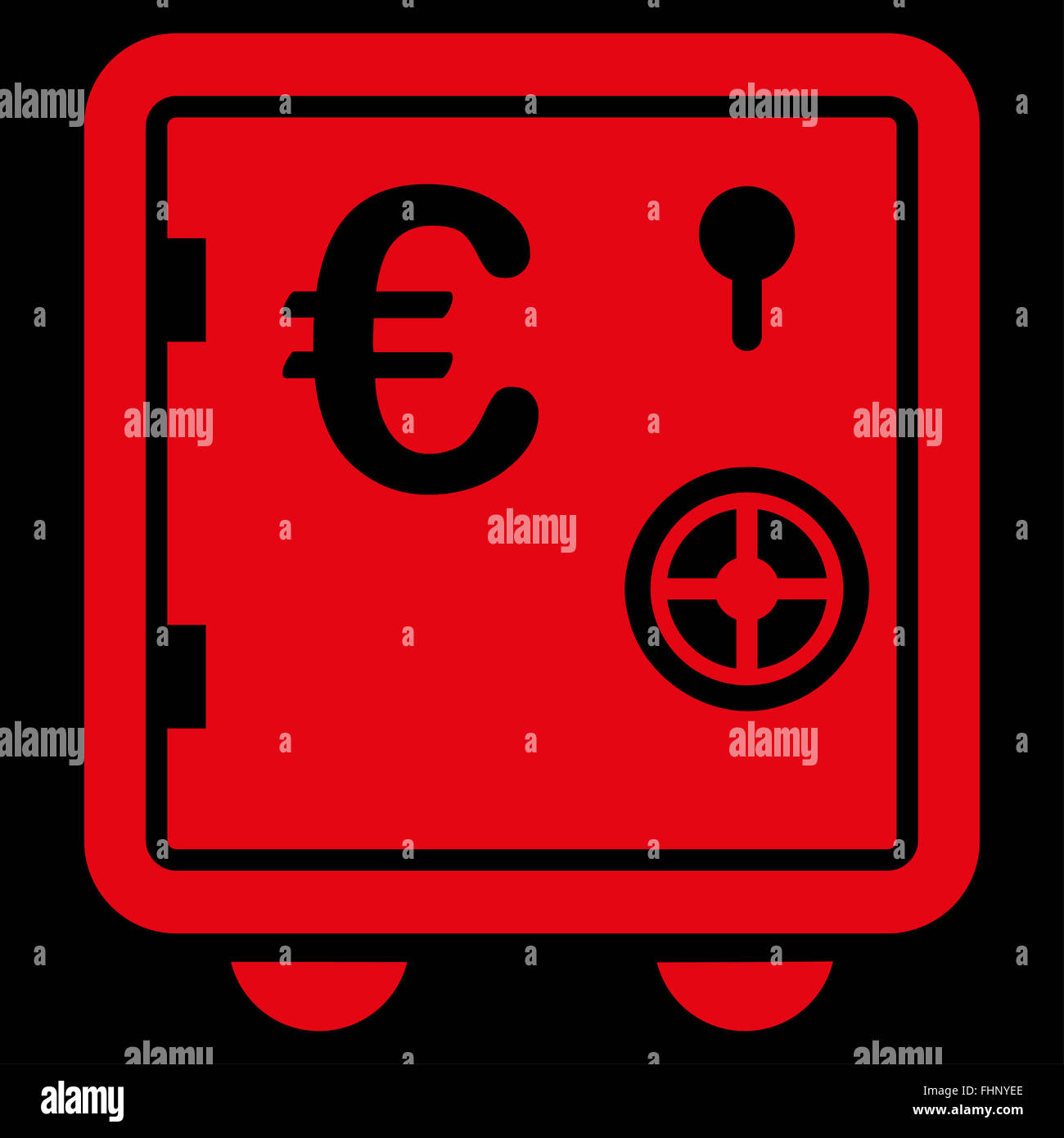 Safe euro icon Stock Photo - Alamy