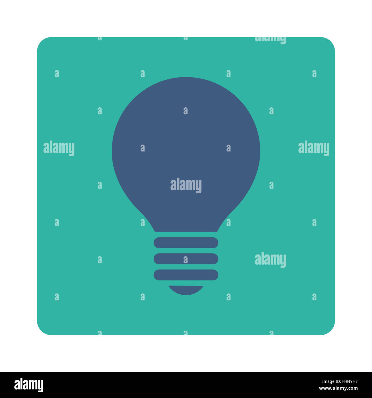 Electric Bulb flat cobalt and cyan colors rounded button Stock Photo ...