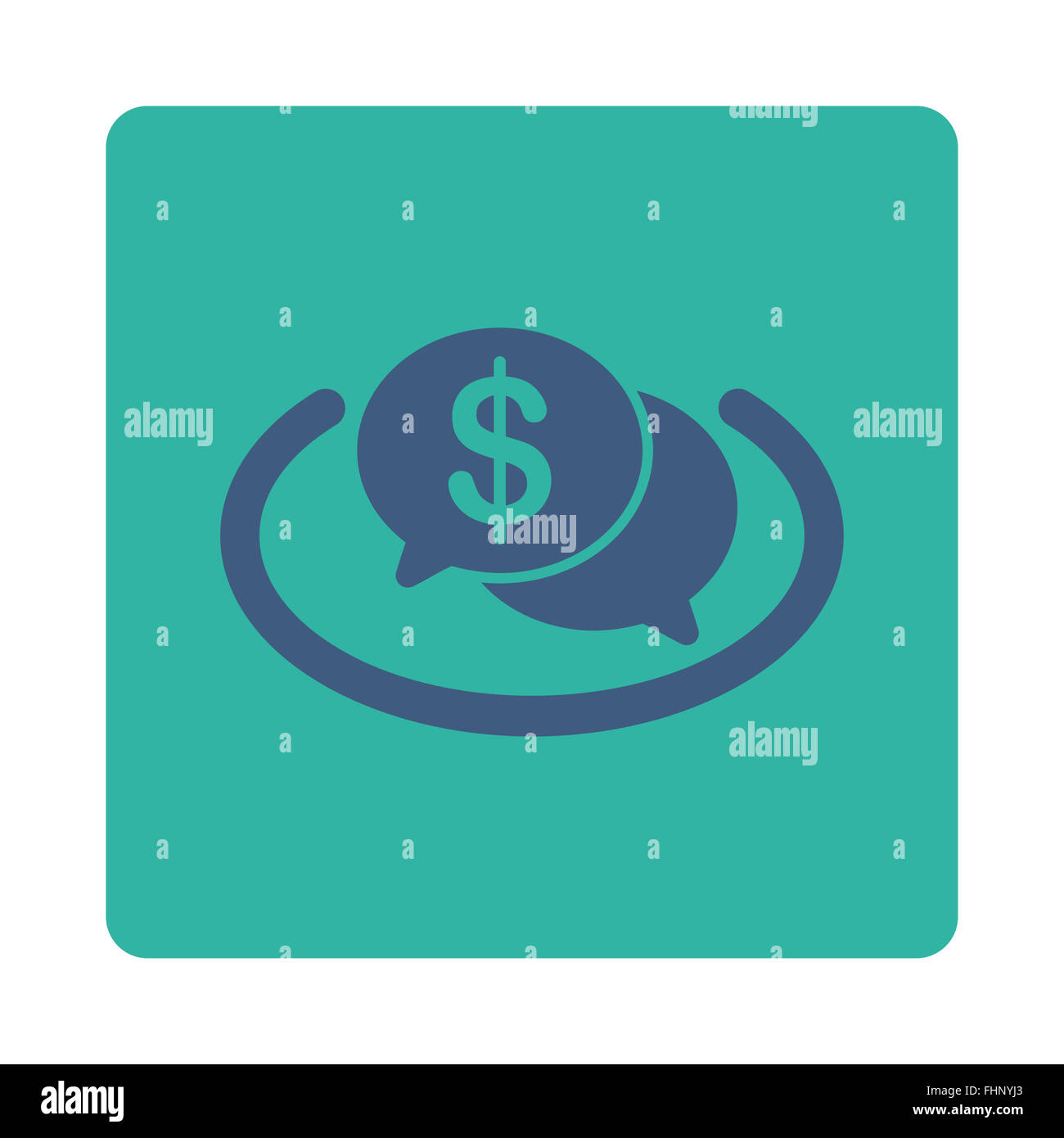 Financial Network icon Stock Photo - Alamy