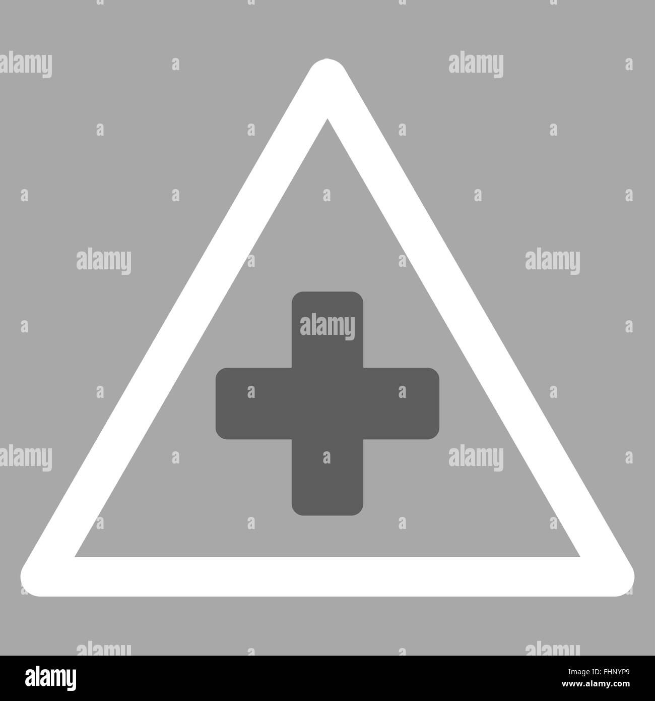 Health Warning Icon Stock Photo - Alamy