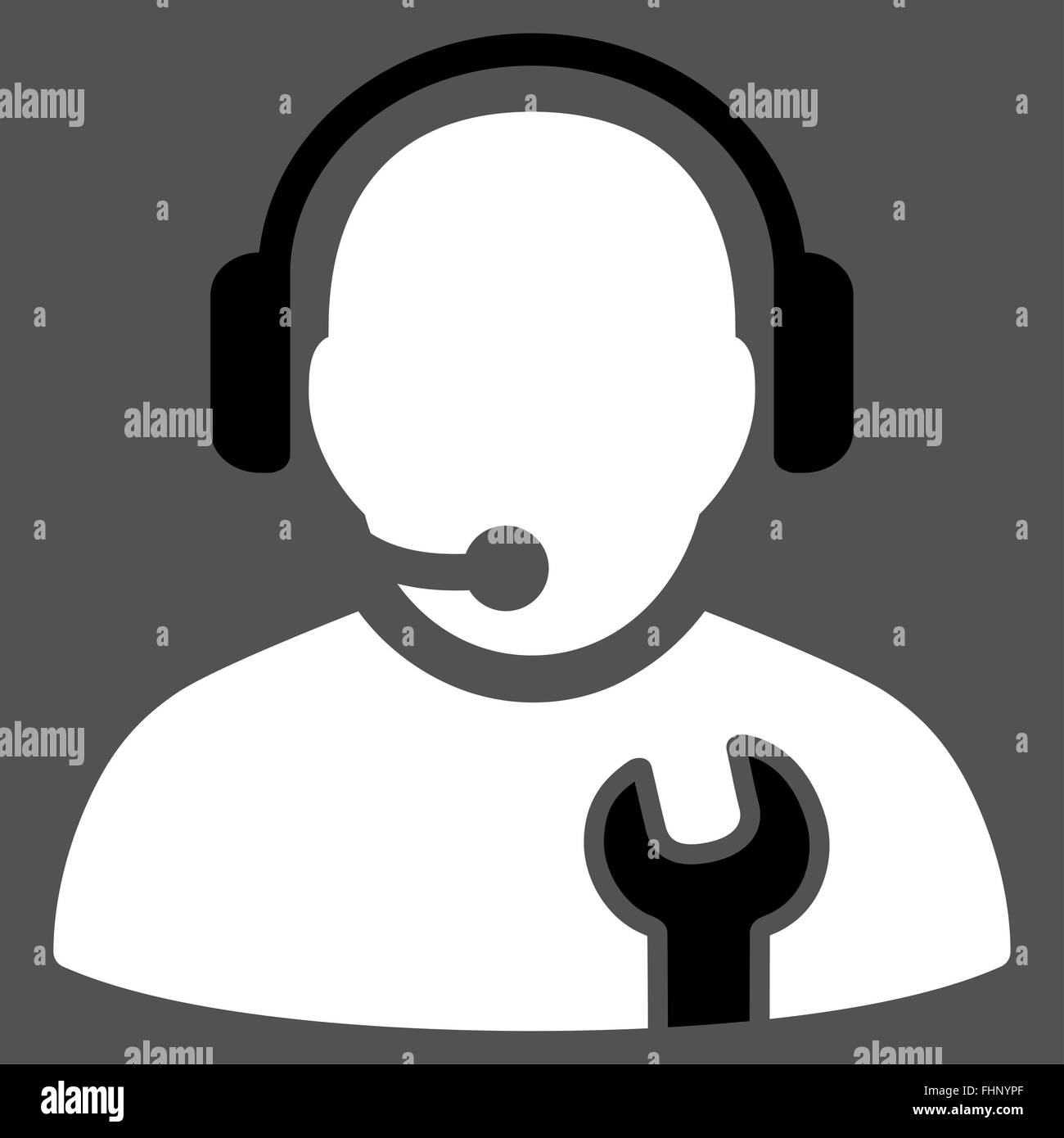 Service Operator Icon Stock Photo - Alamy