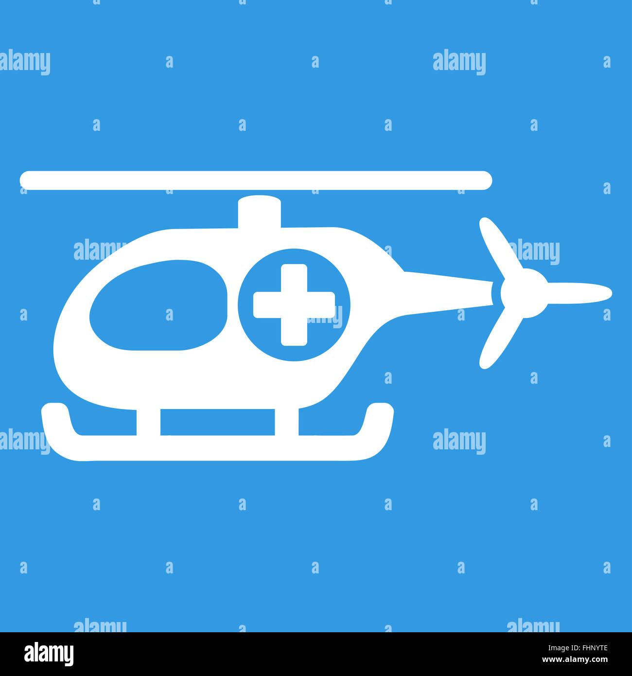 Medical Helicopter Icon Stock Photo - Alamy