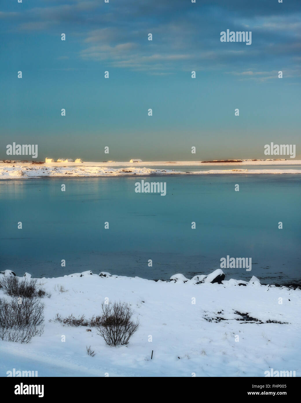 Winter by the Ocean Stock Photo - Alamy