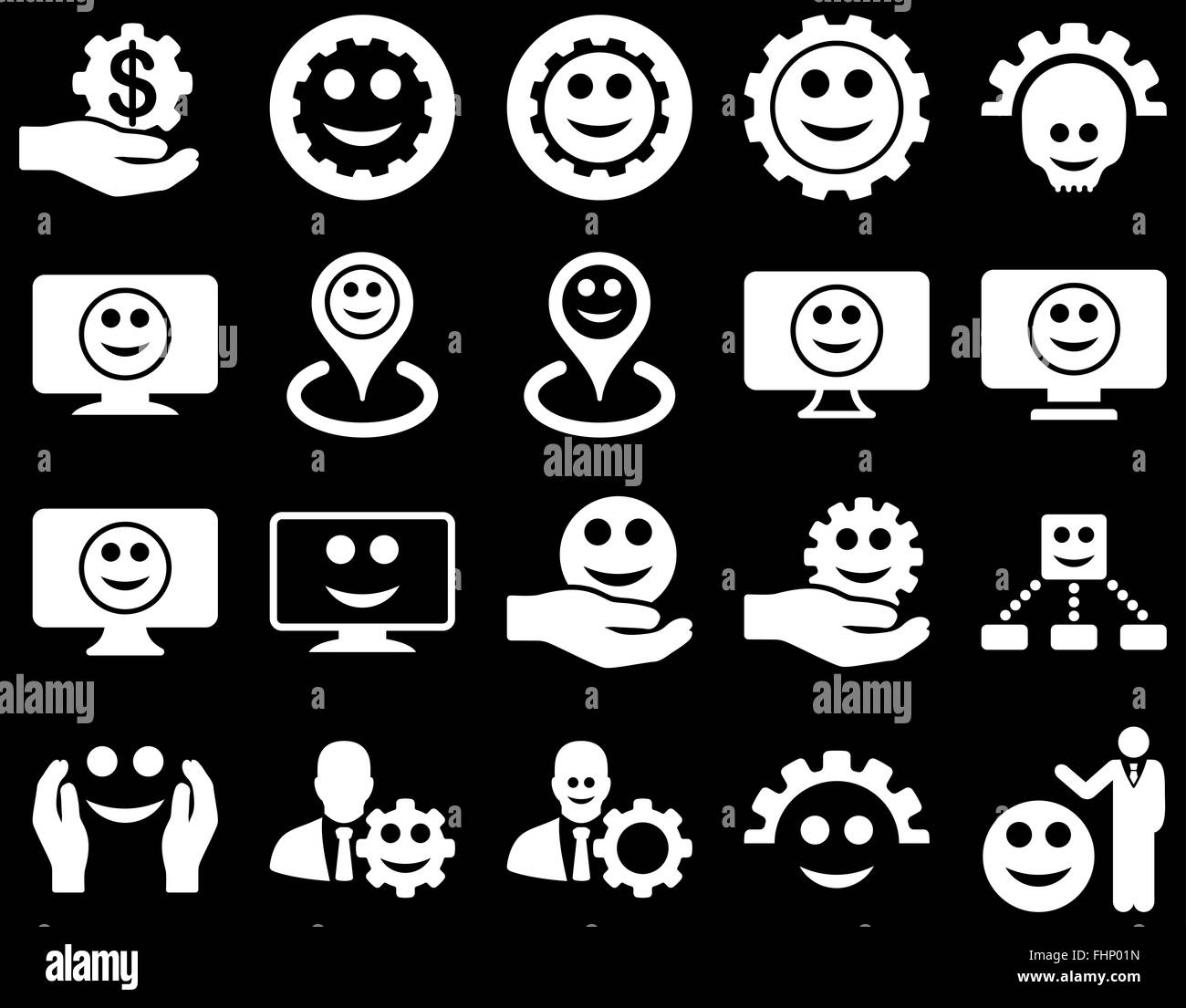 Set map pointer in Black and White Stock Photos & Images - Alamy