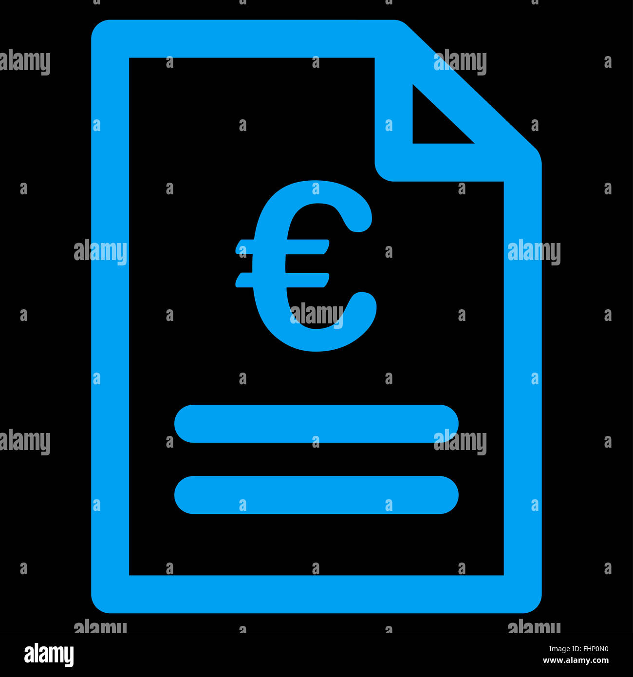 Euro invoice icon hi-res stock photography and images - Alamy