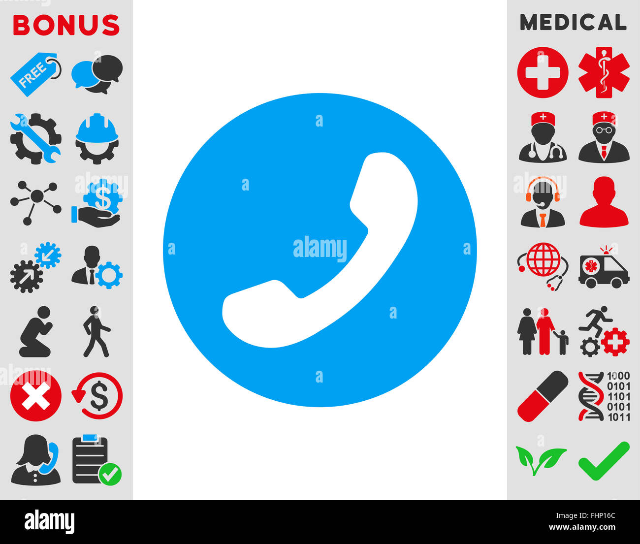 Phone Number Icon Stock Photo - Alamy