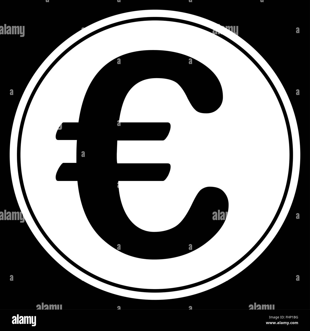 Euro coin column Black and White Stock Photos & Images - Alamy