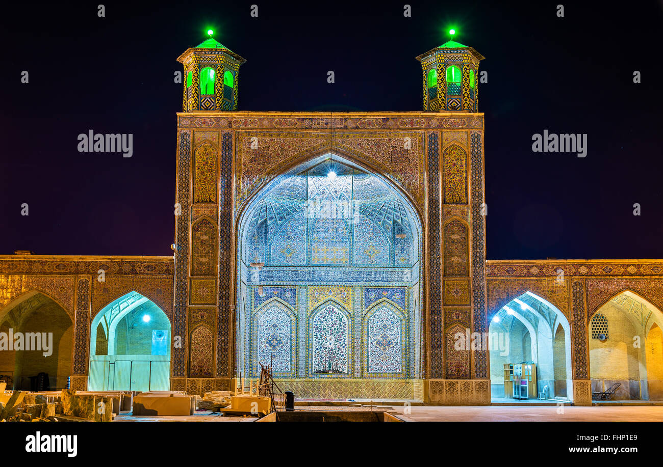 Vakil Mosque, a mosque in Shiraz, southern Iran Stock Photo - Alamy