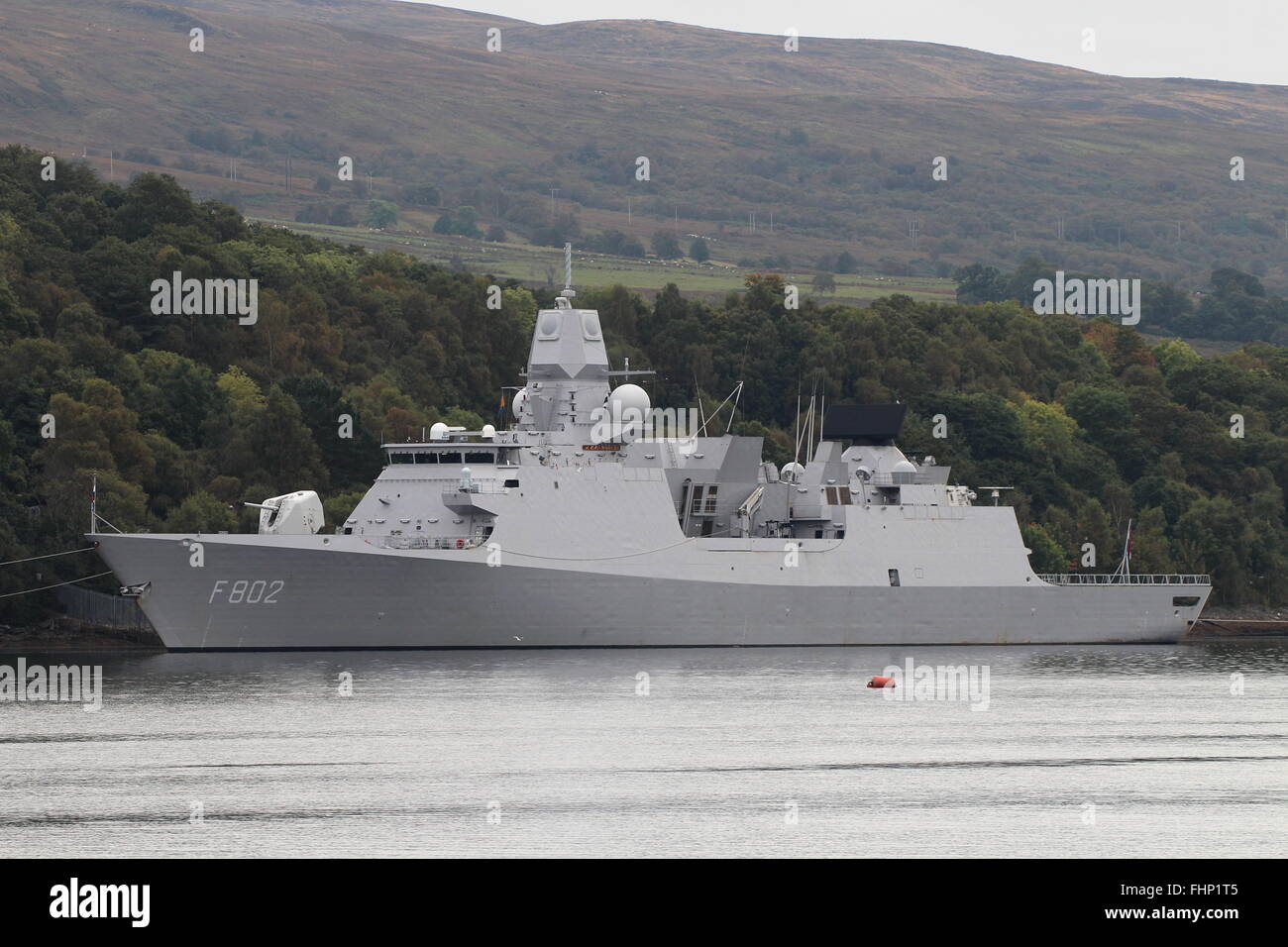 HNLMS De Zeven Provincien (F802), of the Royal Netherlands Navy ...
