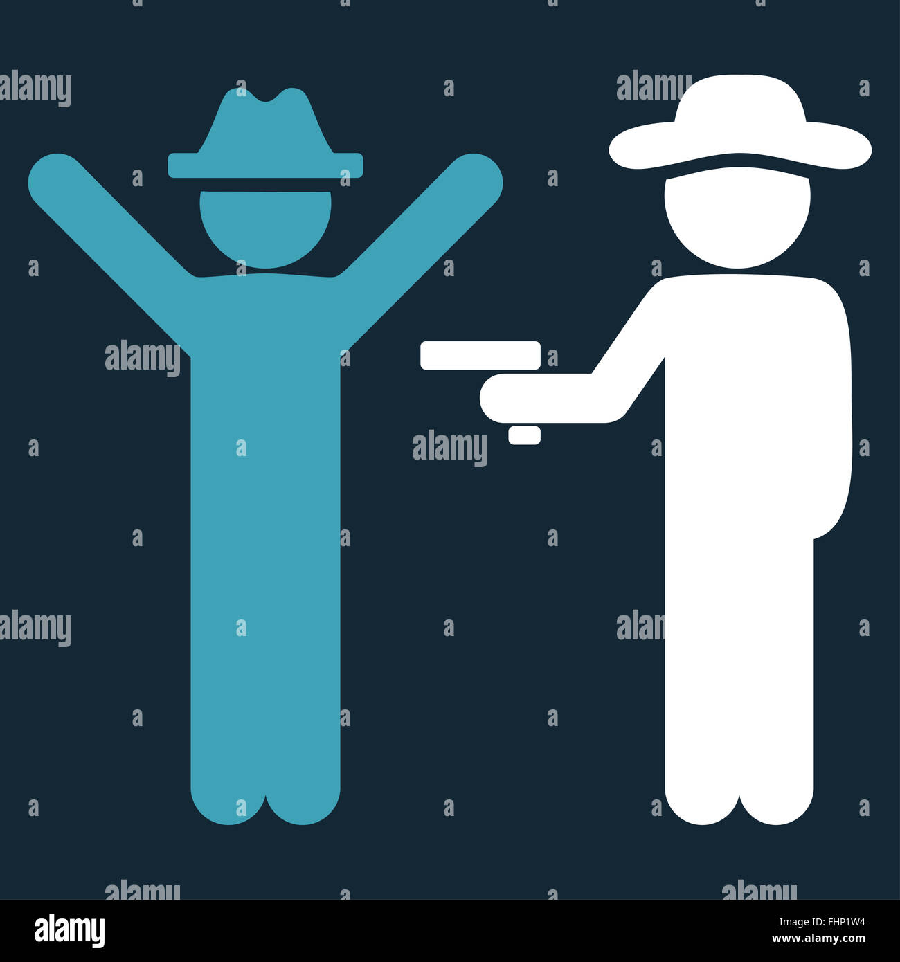 Human Figure Crime Icon Stock Photo - Alamy