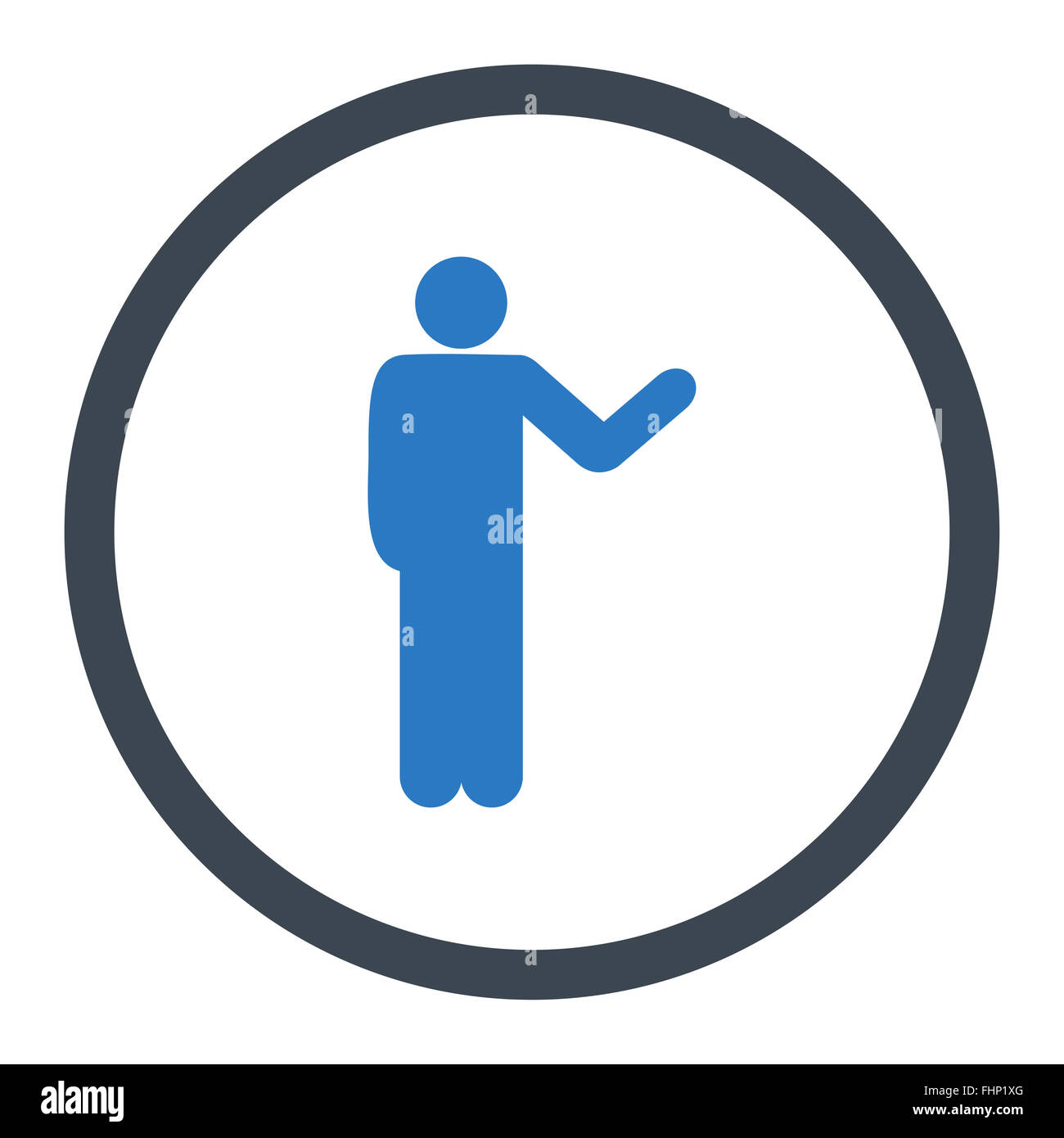 Talking person icon Stock Photo - Alamy