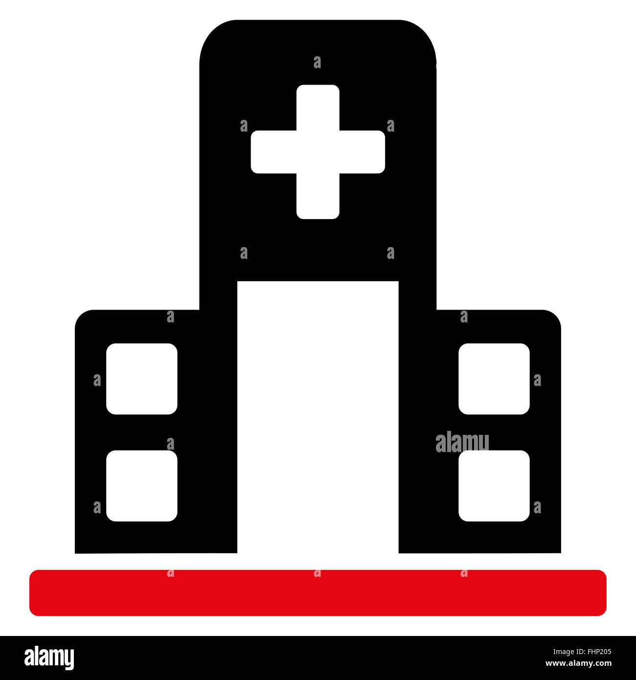 Hospital Building Icon Stock Photo - Alamy