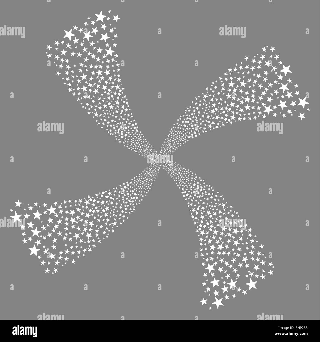 Salute Star Swirl Stock Photo - Alamy