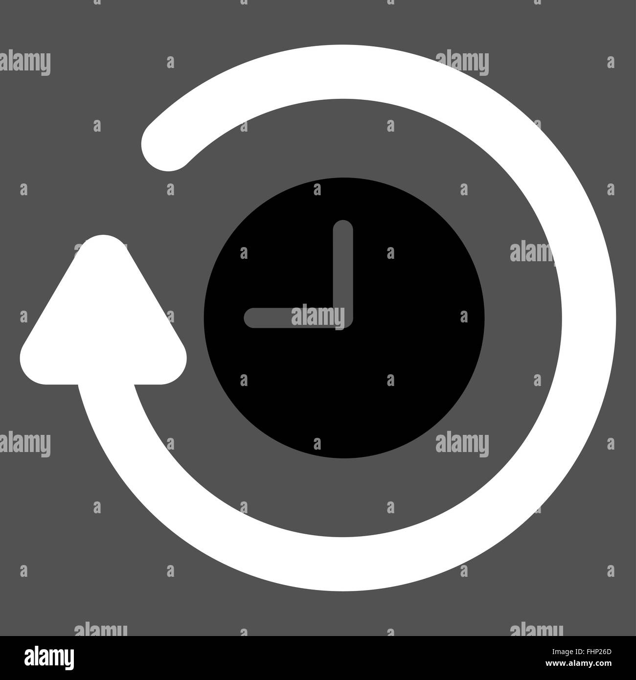 Repeat Clock Icon Stock Photo - Alamy