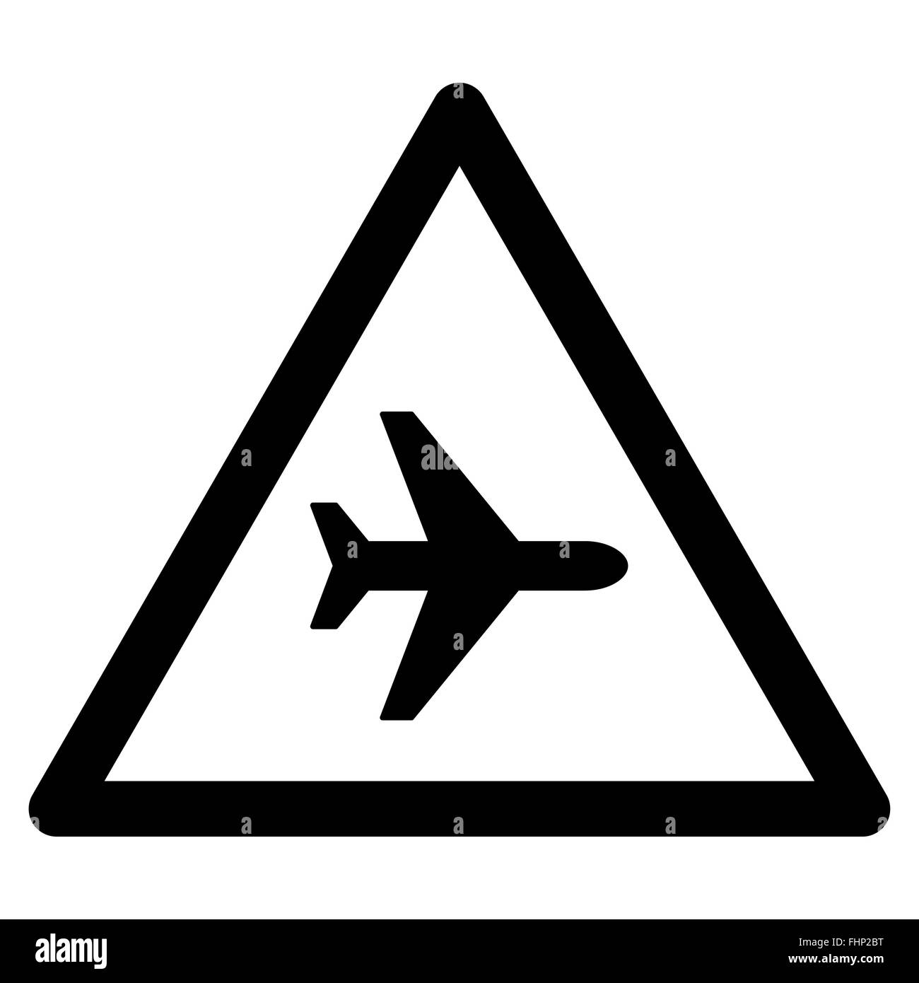 Aircraft warning signs Black and White Stock Photos & Images - Alamy