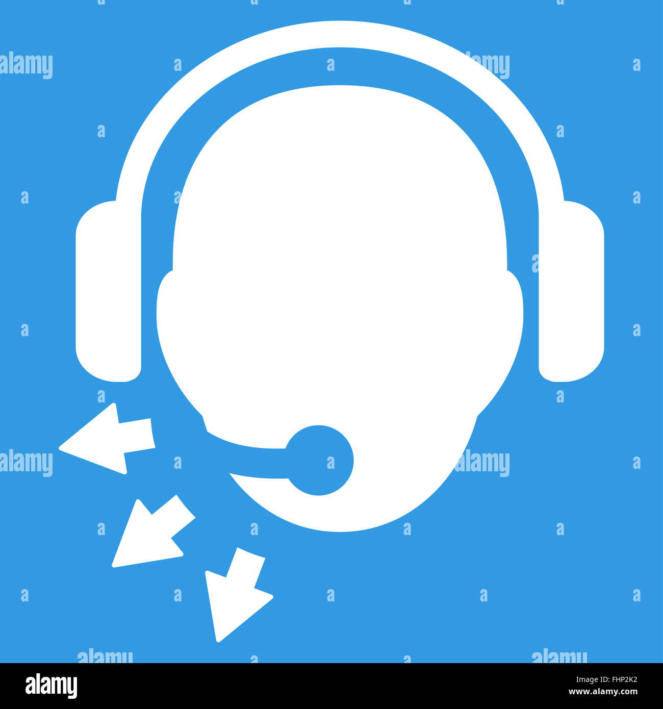 Operator Message Icon Stock Photo - Alamy