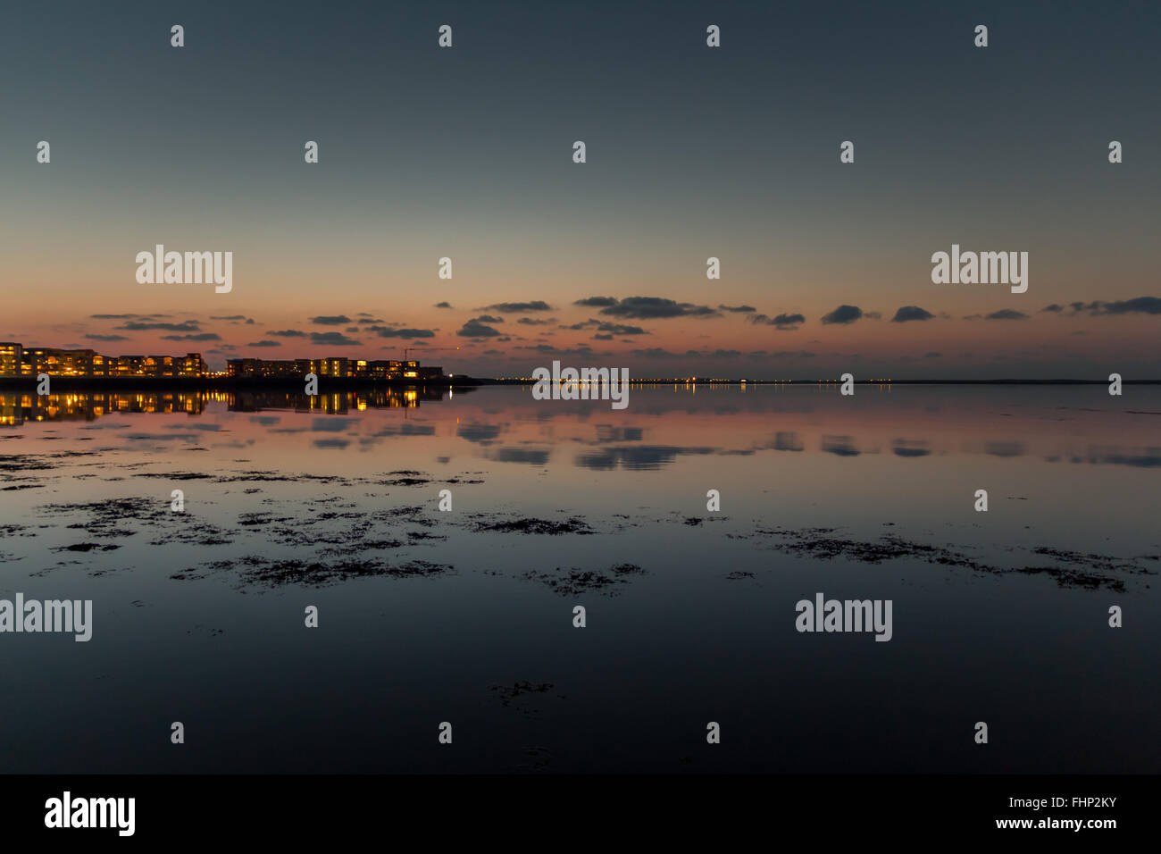 sunset in Reykjavik, Iceland Stock Photo - Alamy
