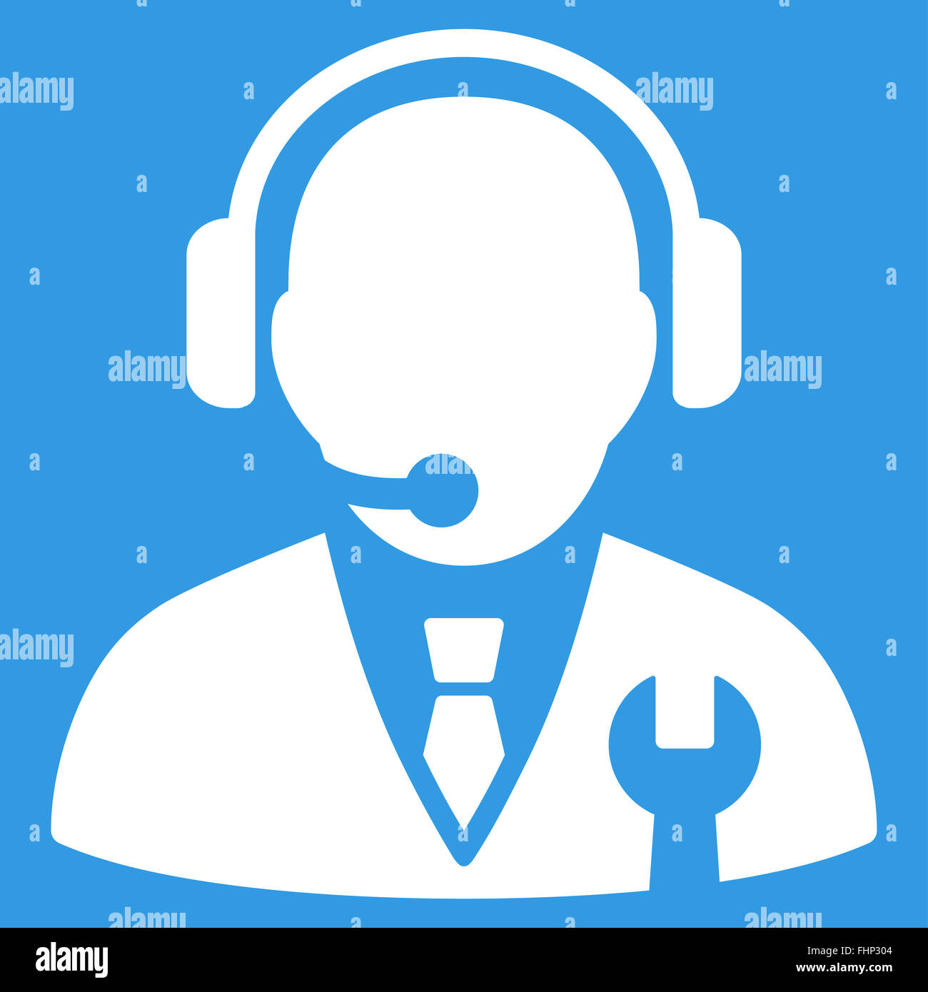 Service Manager Icon Stock Photo - Alamy