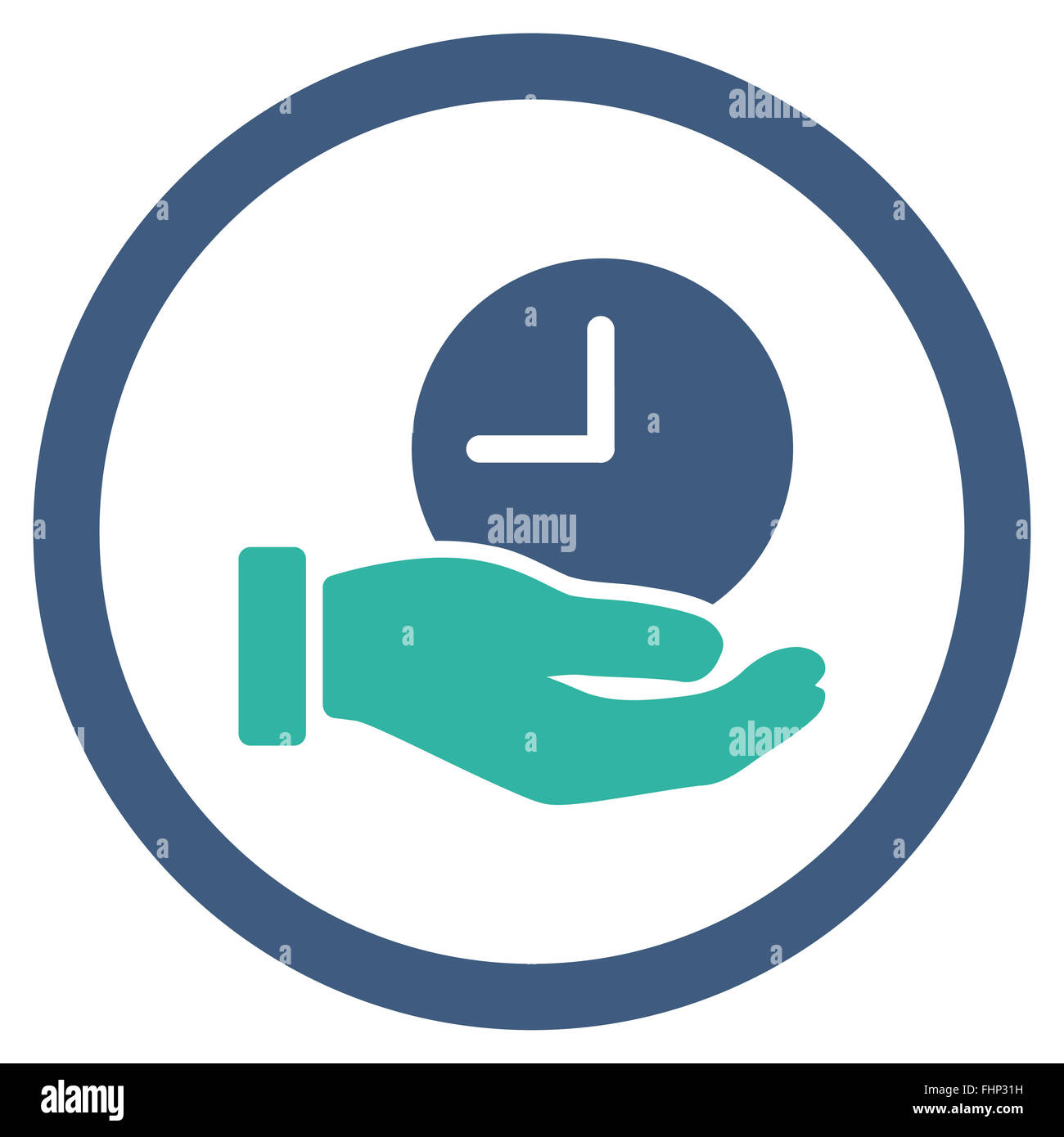 Time Service Icon Stock Photo - Alamy