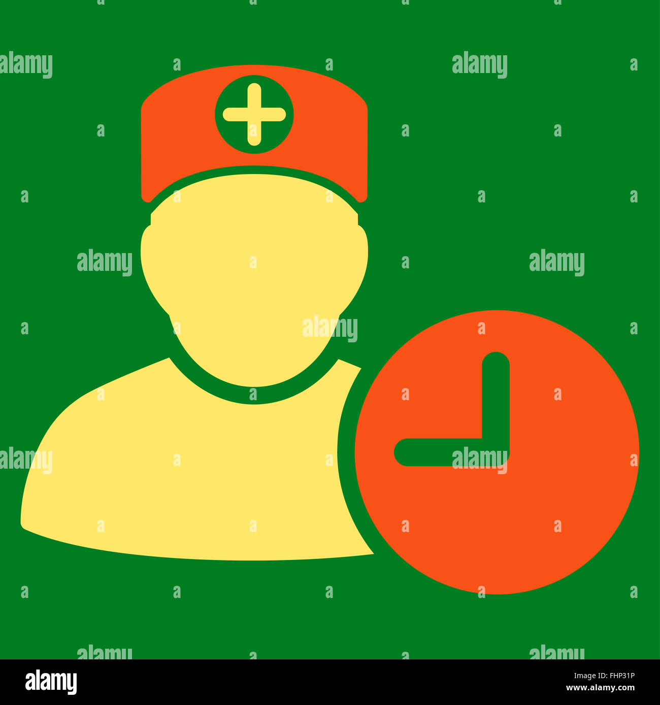 Doctor Schedule Icon Stock Photo - Alamy
