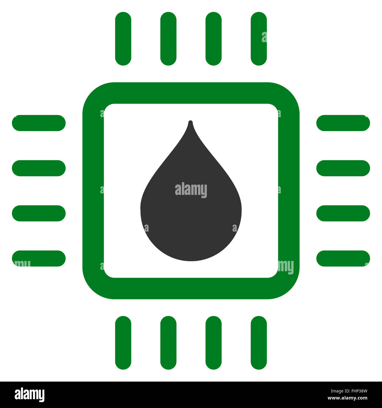 Icon analytics chip Cut Out Stock Images & Pictures - Alamy