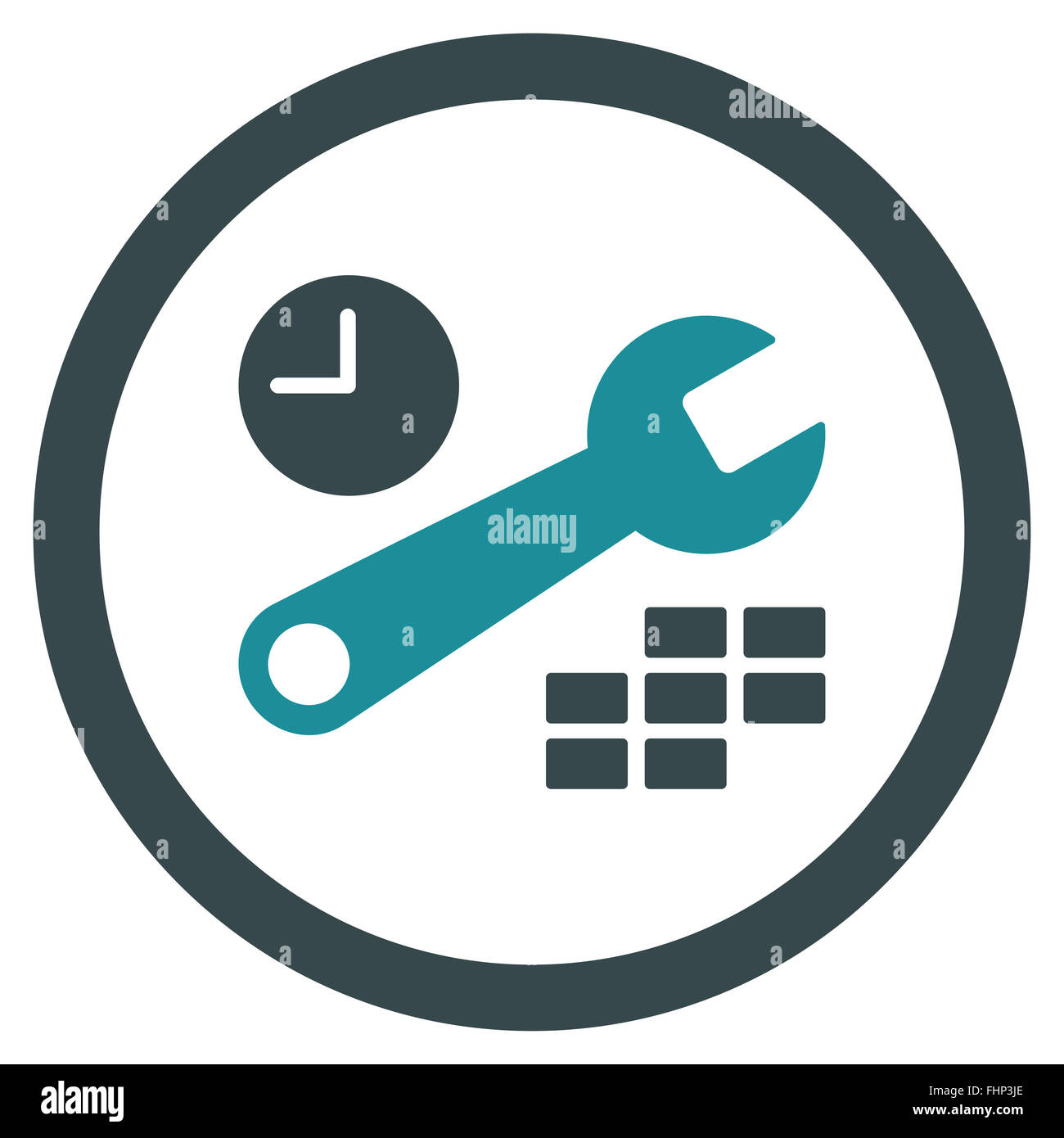 Date And Time Configuration Icon Stock Photo - Alamy