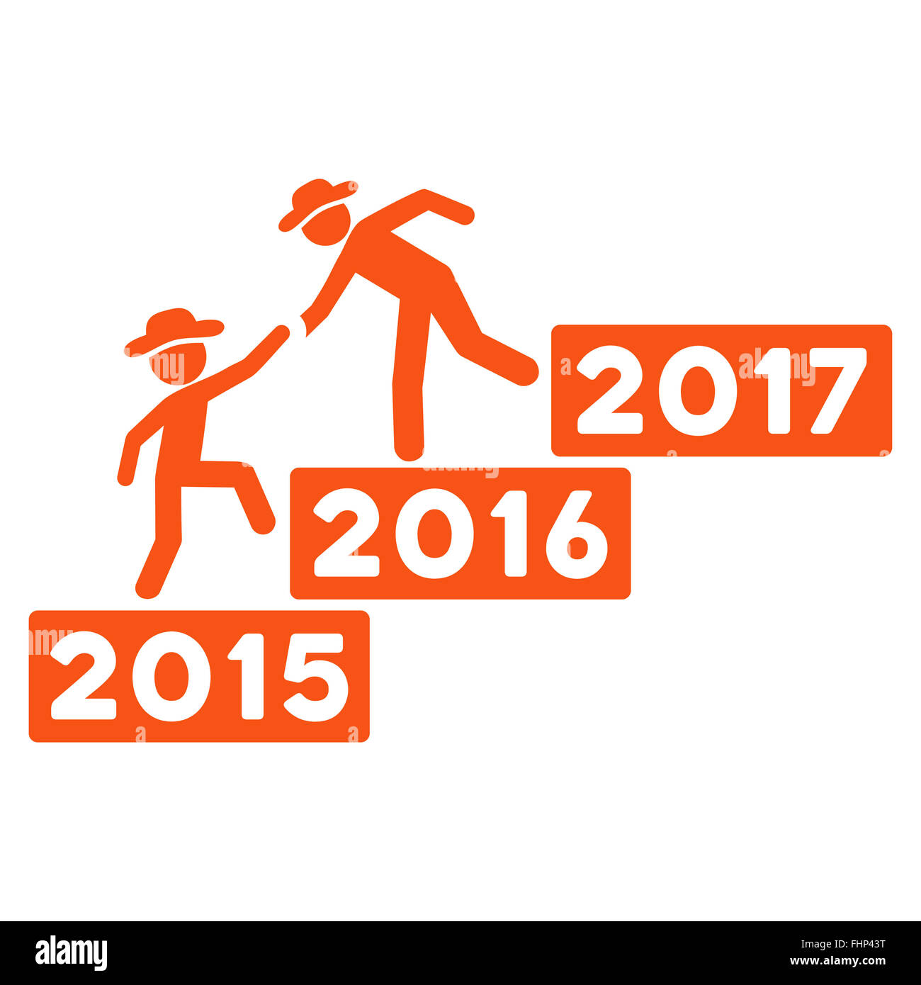 Annual Human Figure Help Icon Stock Photo - Alamy