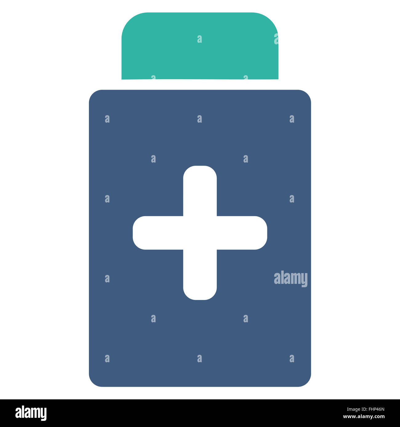 Medication Bottle Icon Stock Photo - Alamy