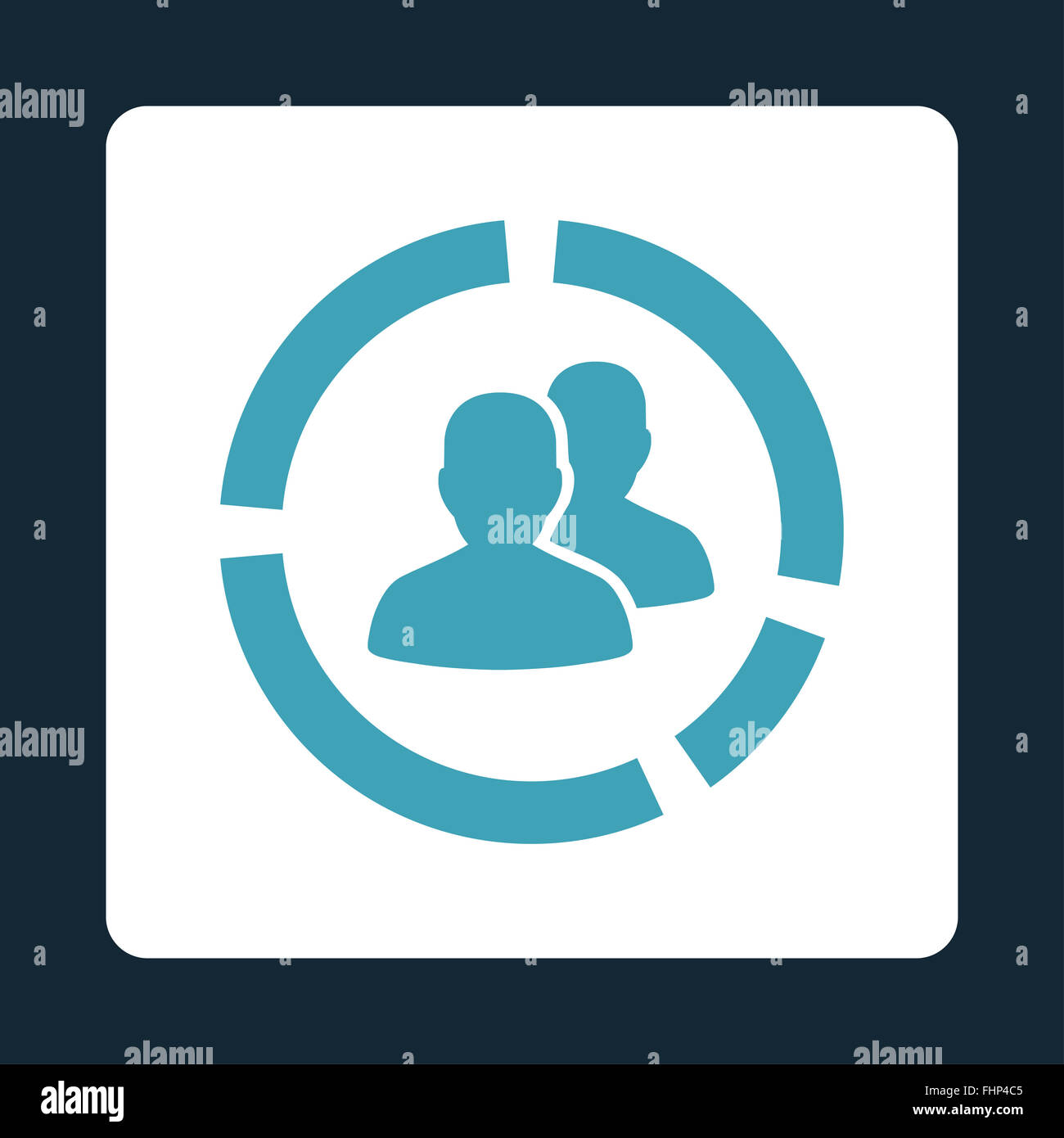 Demography diagram icon hi-res stock photography and images - Alamy