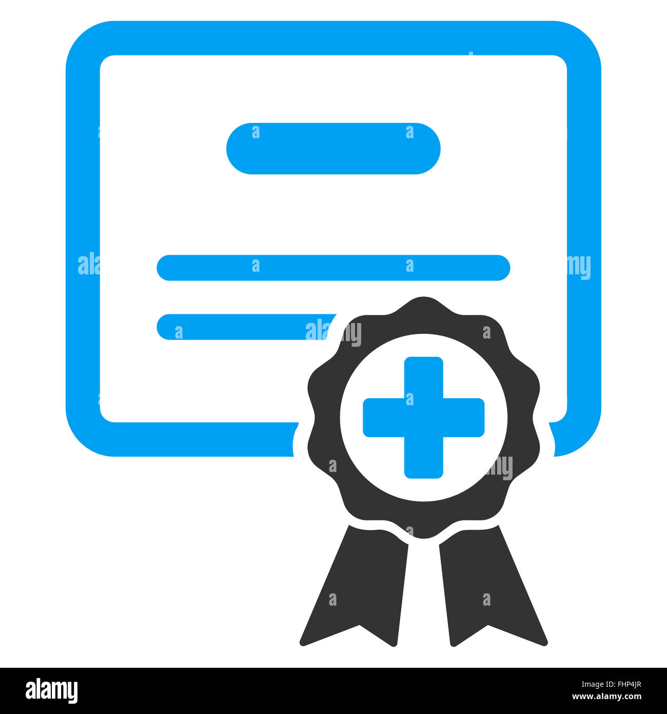 Medical Certificate Icon Stock Photo - Alamy