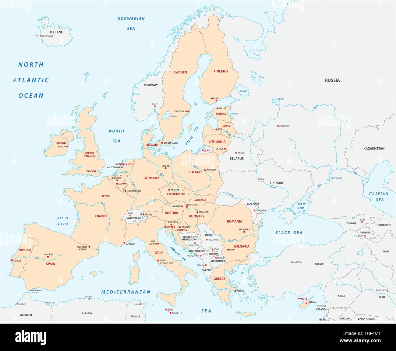 European Union Map 2022 European Union Map 2022