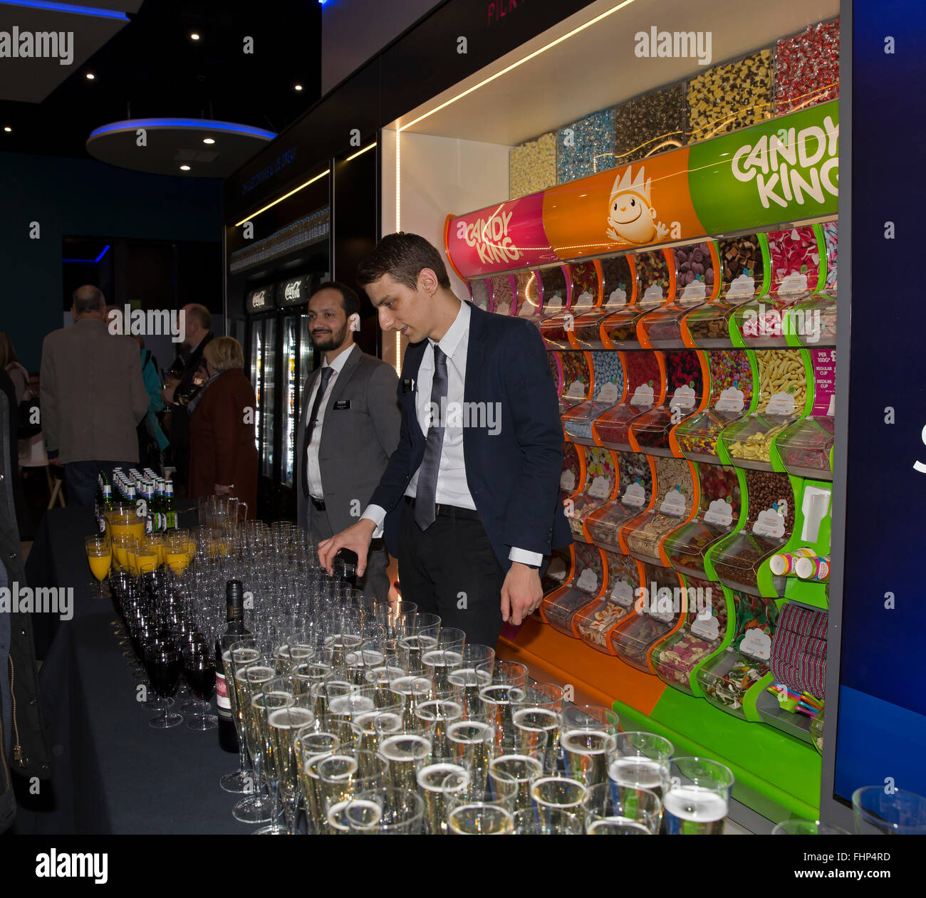 Orpington,UK,25th February 2016,As the Unique isense cinema screen ...