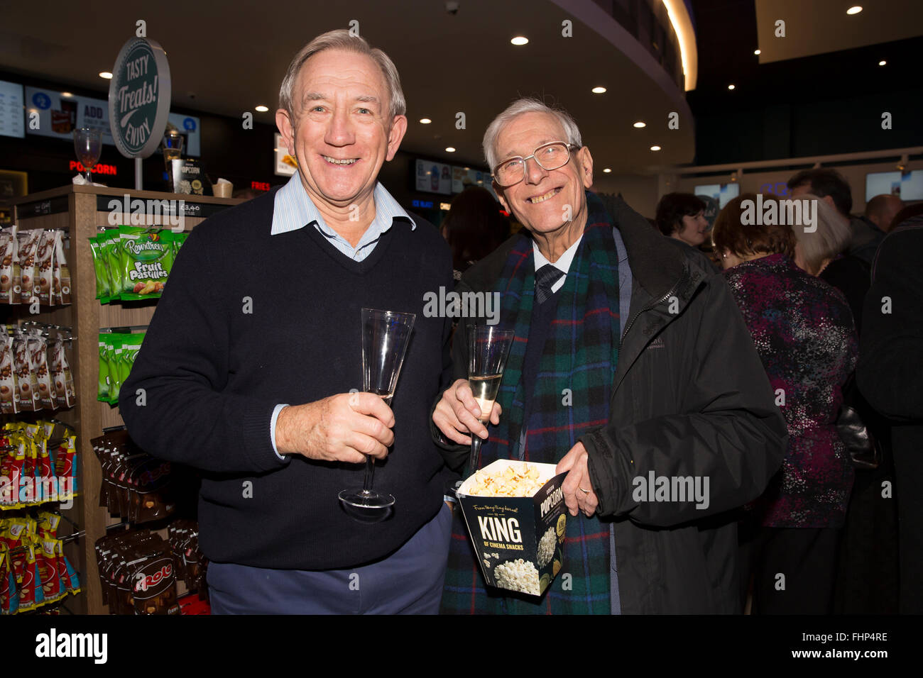Orpington,UK,25th February 2016,Unique isense cinema screen arrives at ...