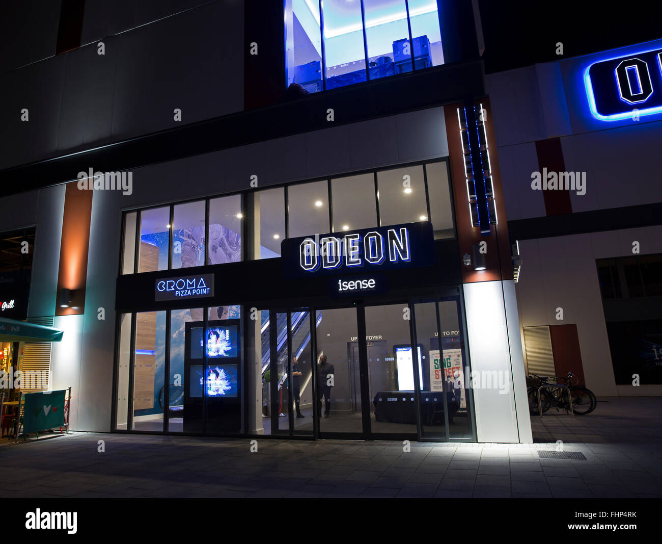 Orpington,UK,25th February 2016,Unique isense cinema screen arrives at ...